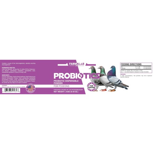 Probiotics Powder Pet for Pigeons, para Palomas, Quail, Doves ...